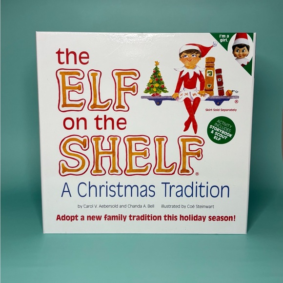 Holiday | The Elf On The Shelf Book Storybook And Scout Elf | Poshmark